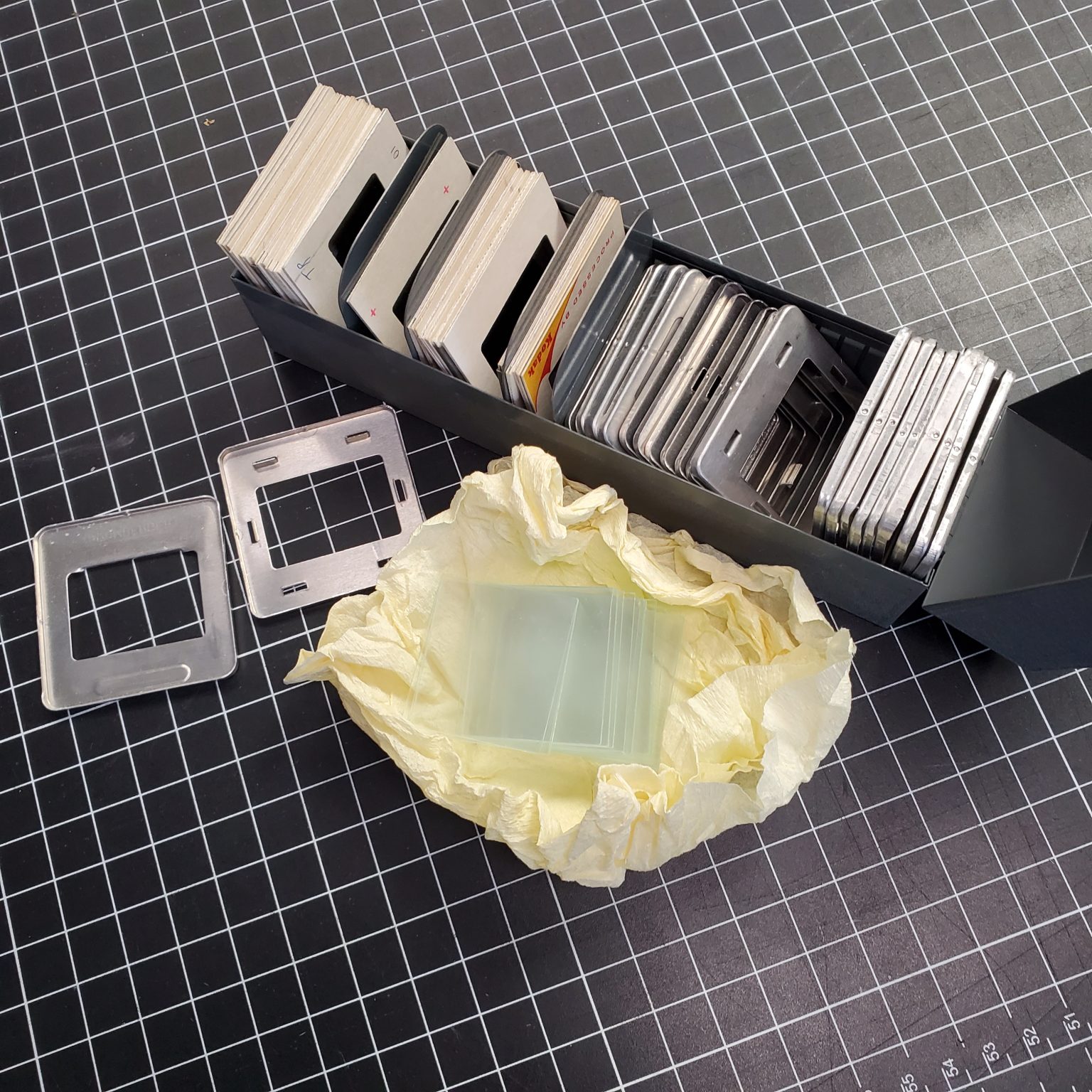 1960-70s Kodak Slide Box, Slide Frames, glass and slides! – SERVICE OF ...