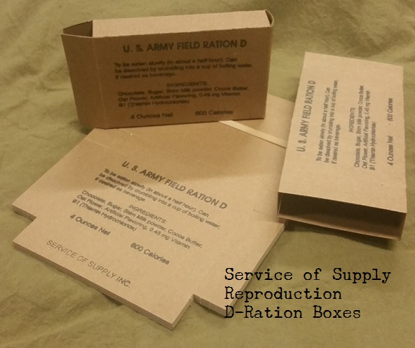 D-Ration Boxes – Reproduction – SERVICE OF SUPPLY