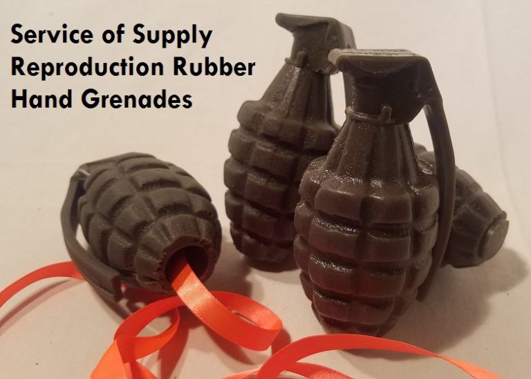 Rifle Grenade -Rubber WWII Reproduction – SERVICE OF SUPPLY