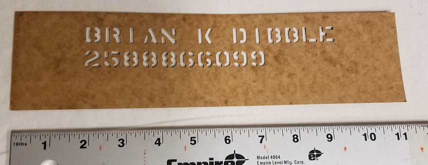 Recognition Panel, D-Day – SERVICE OF SUPPLY