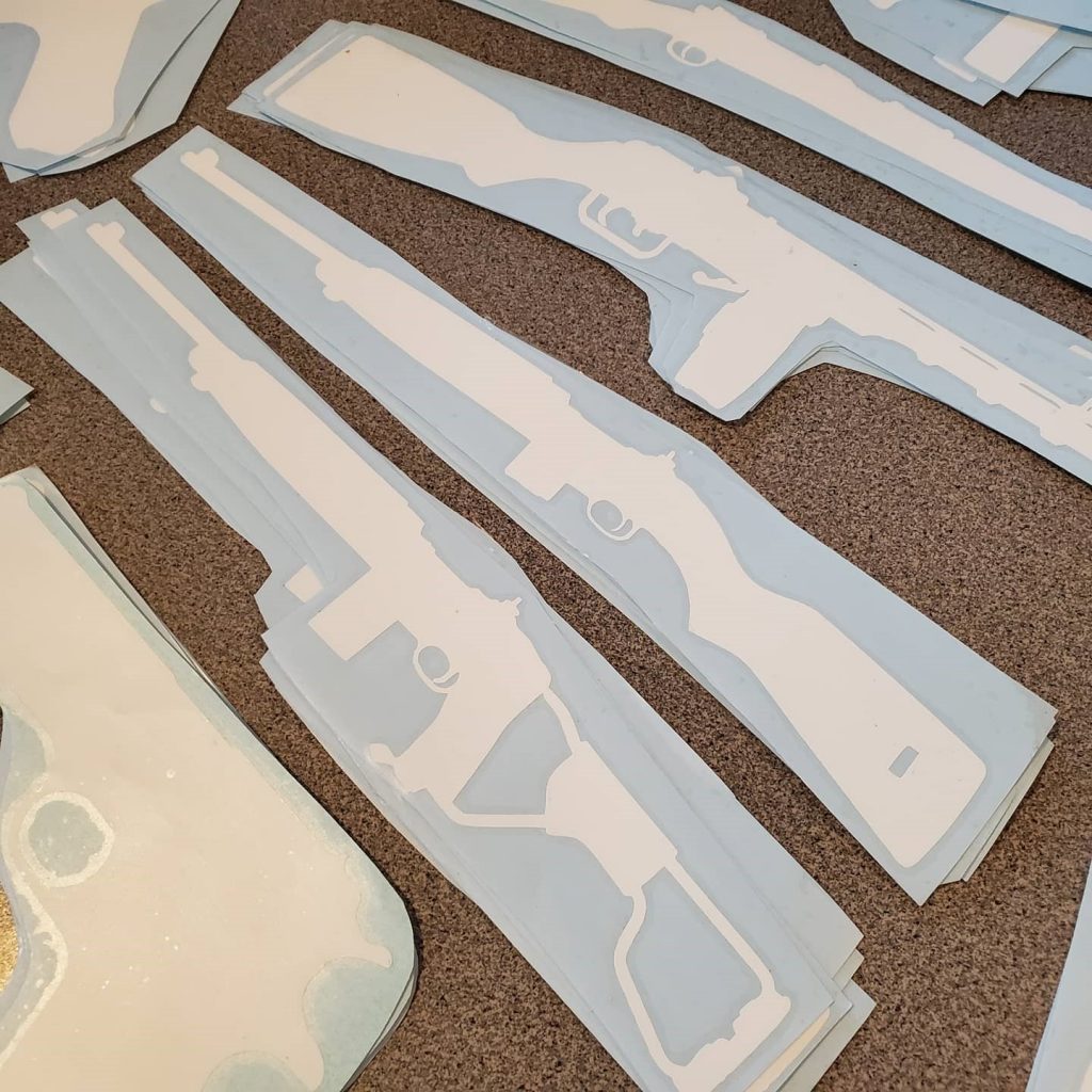 M1 Carbine Vinyl Sticker – U.S. WWII Rifle – SERVICE OF SUPPLY