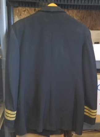 Navy Officer’s Jacket, Black – SERVICE OF SUPPLY