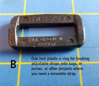 One-Inch Black Plastic Snap Buckles and Parts – SERVICE OF SUPPLY